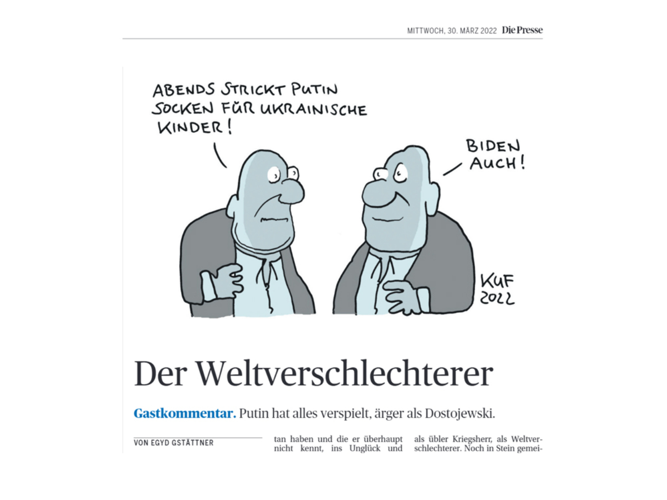 News - Egyd Gstättner